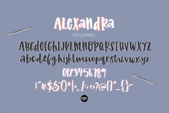 Alexandra Font, Script Font, Handwritten Font, Cursive Font, Signature Font, Fonts for Crafts ...