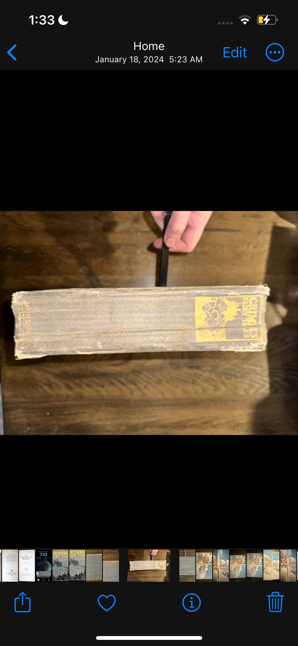 Antique Brothers Grimm’s Fairy Tales Illustrated Book by Noel Pocock ...