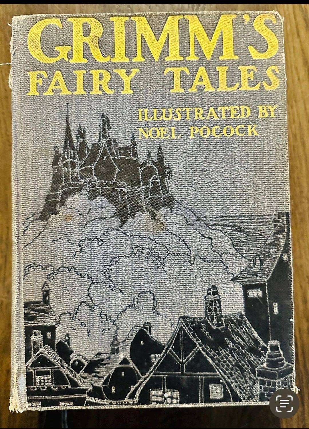 Antique Brothers Grimm’s Fairy Tales Illustrated Book by Noel Pocock ...