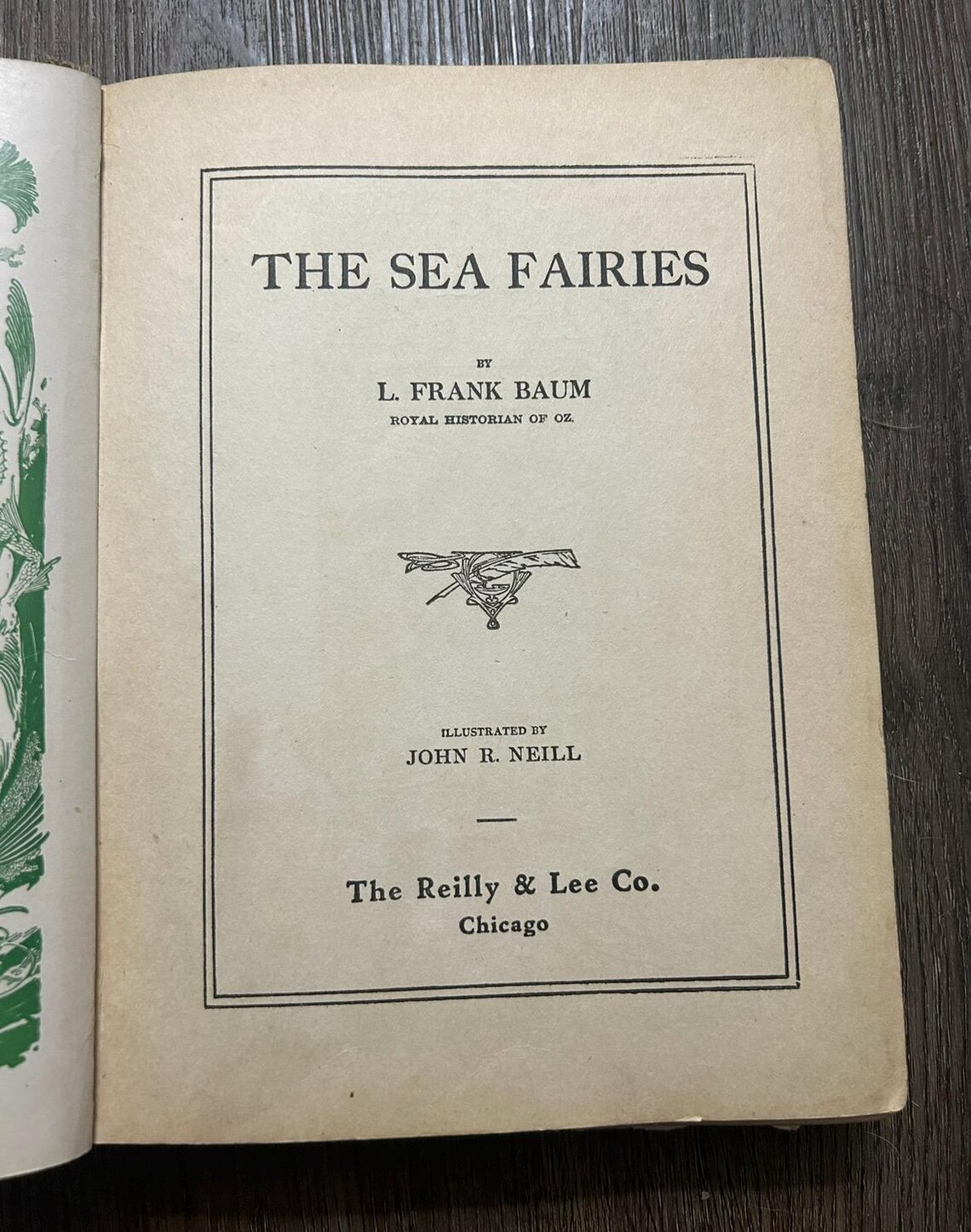 The Sea Fairies by L. Frank Baum, 1911 Color Plates Rare Early Printing ...