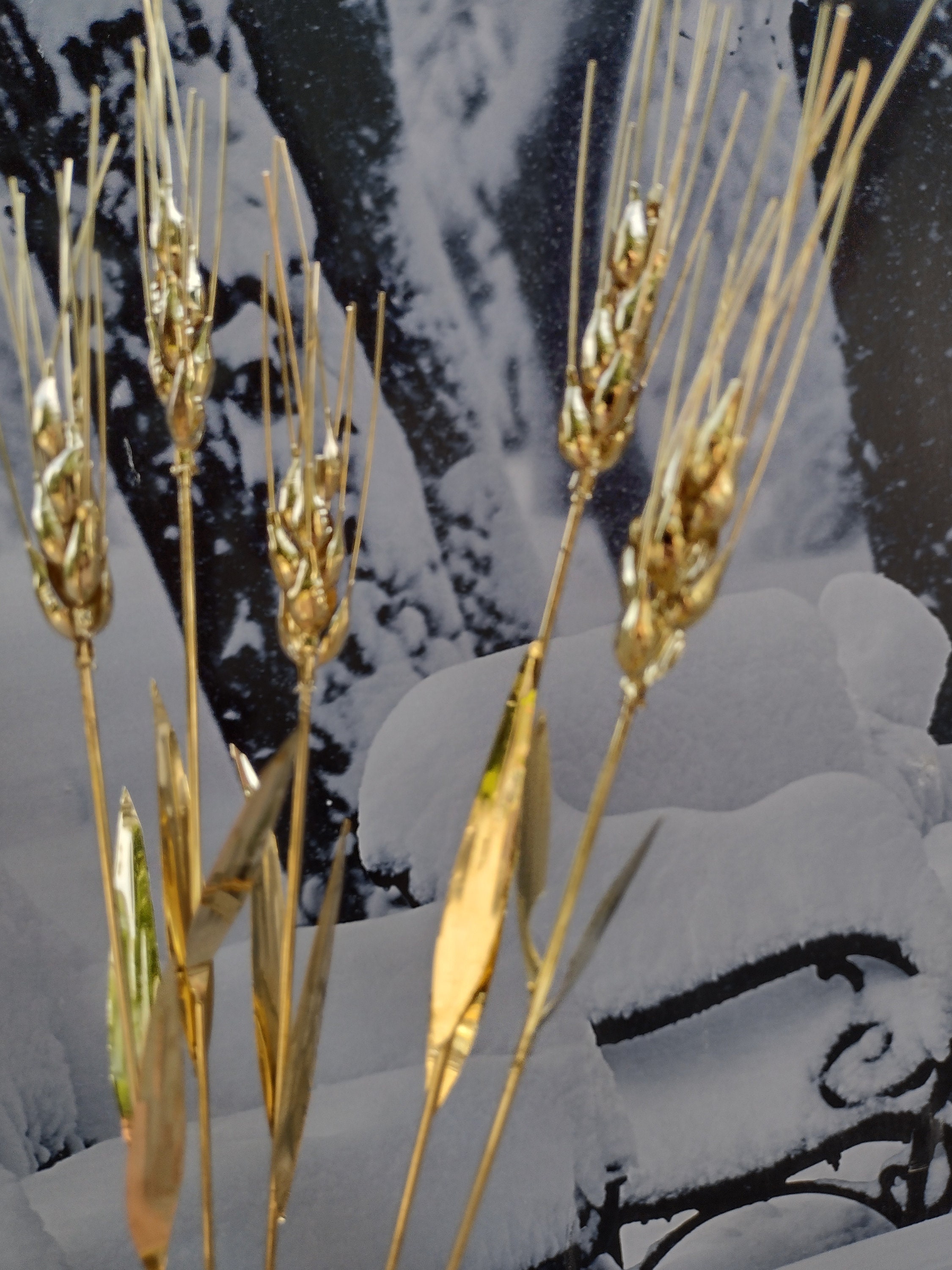 Wheat Decor, Metal Art, Wheat Decorations, Wheat Ear, 15 Inch Wheat ...