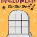 Jeu De Tic-tac-toe Halloween à Imprimer | Activité Effrayante Et ...