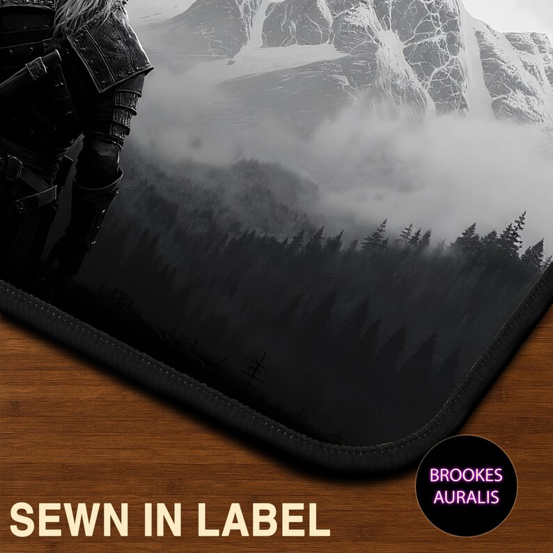 Geralt the Witcher 3 Gaming Desk Mat, Game Desk Mat, Personalize Game ...