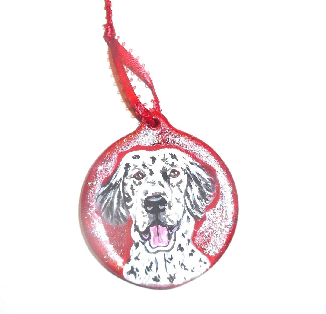 Hand Painted English Setter Christmas Ornament: Dog Lover Gift - Etsy