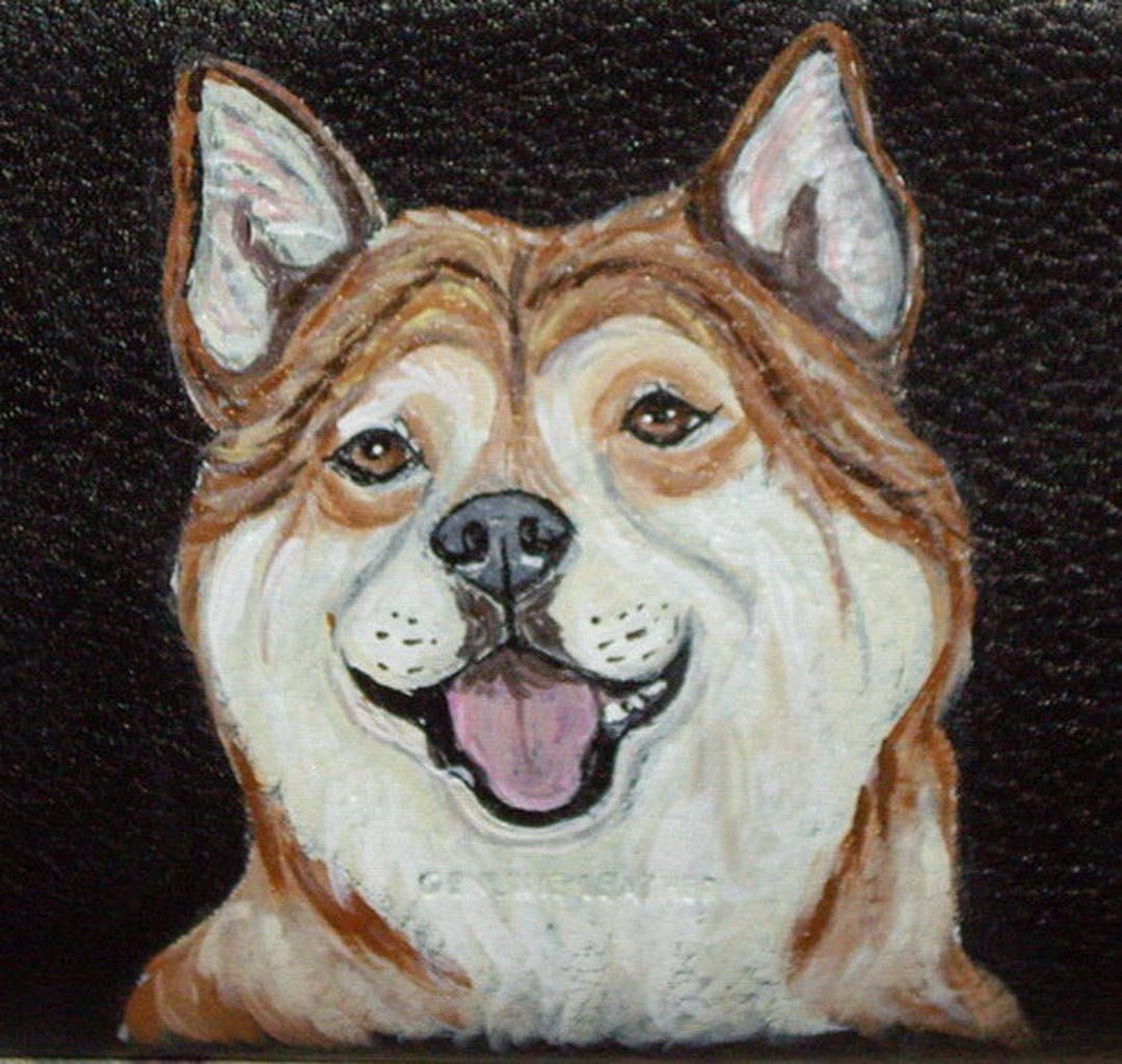 Shiba Inu Dog Wallet for Men, Leather Wallet, Father's Day Gift - Etsy