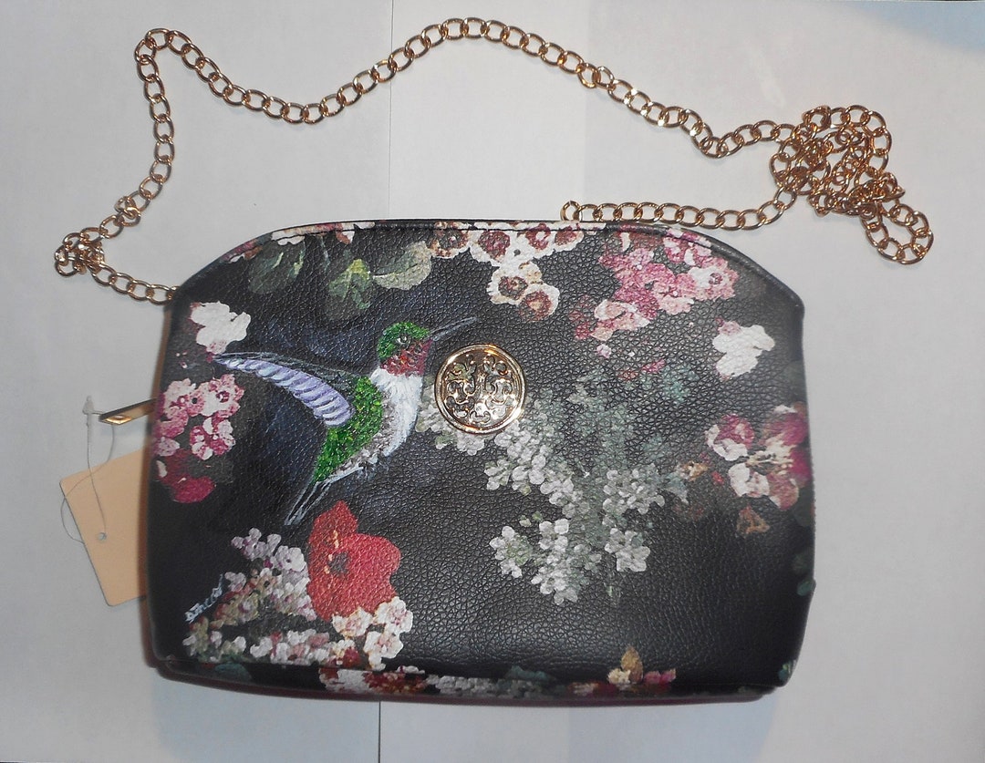 Hummingbird Bird Crossbody Bag, Bird Painted Purse, Bird Lover Gift - Etsy