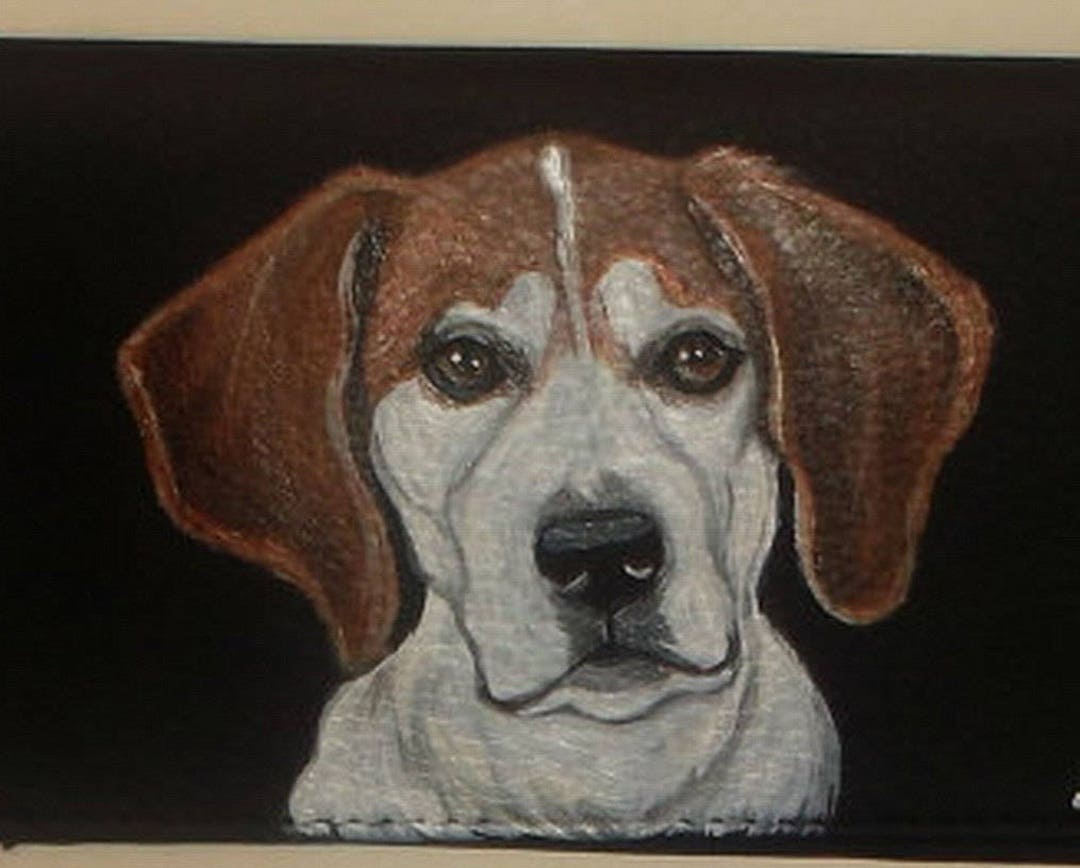 English Foxhound Dog Wallet for Men ,men's Leather Wallet, Dog Person ...