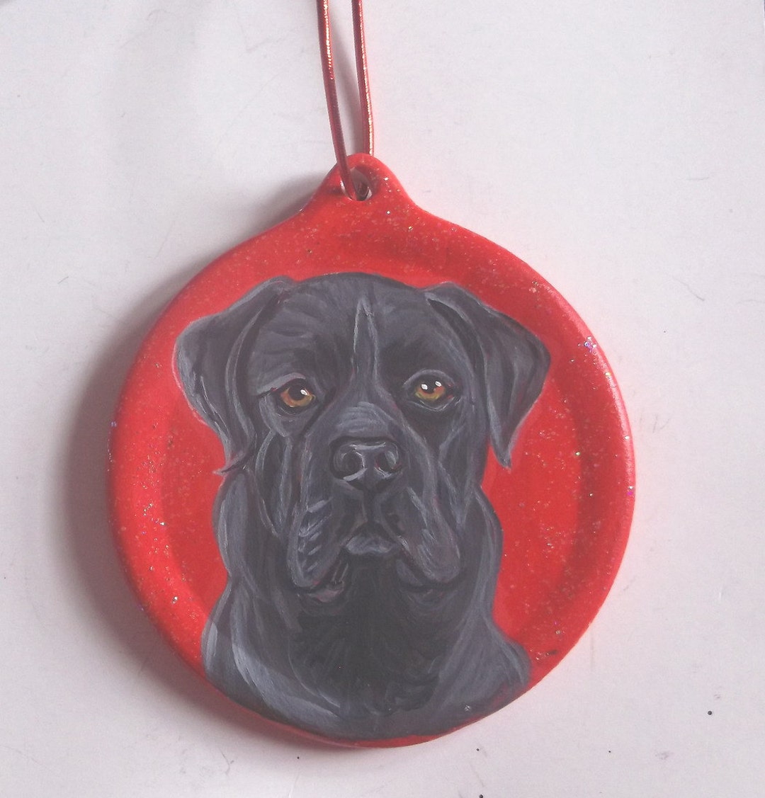 Cane Corso Dog Christmas Ornament Decoration Custom Hand - Etsy