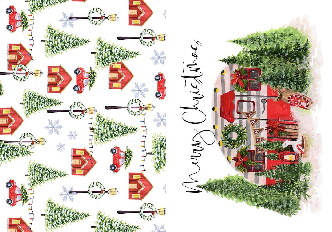 RV Christmas Card Printable/downloadable - Etsy