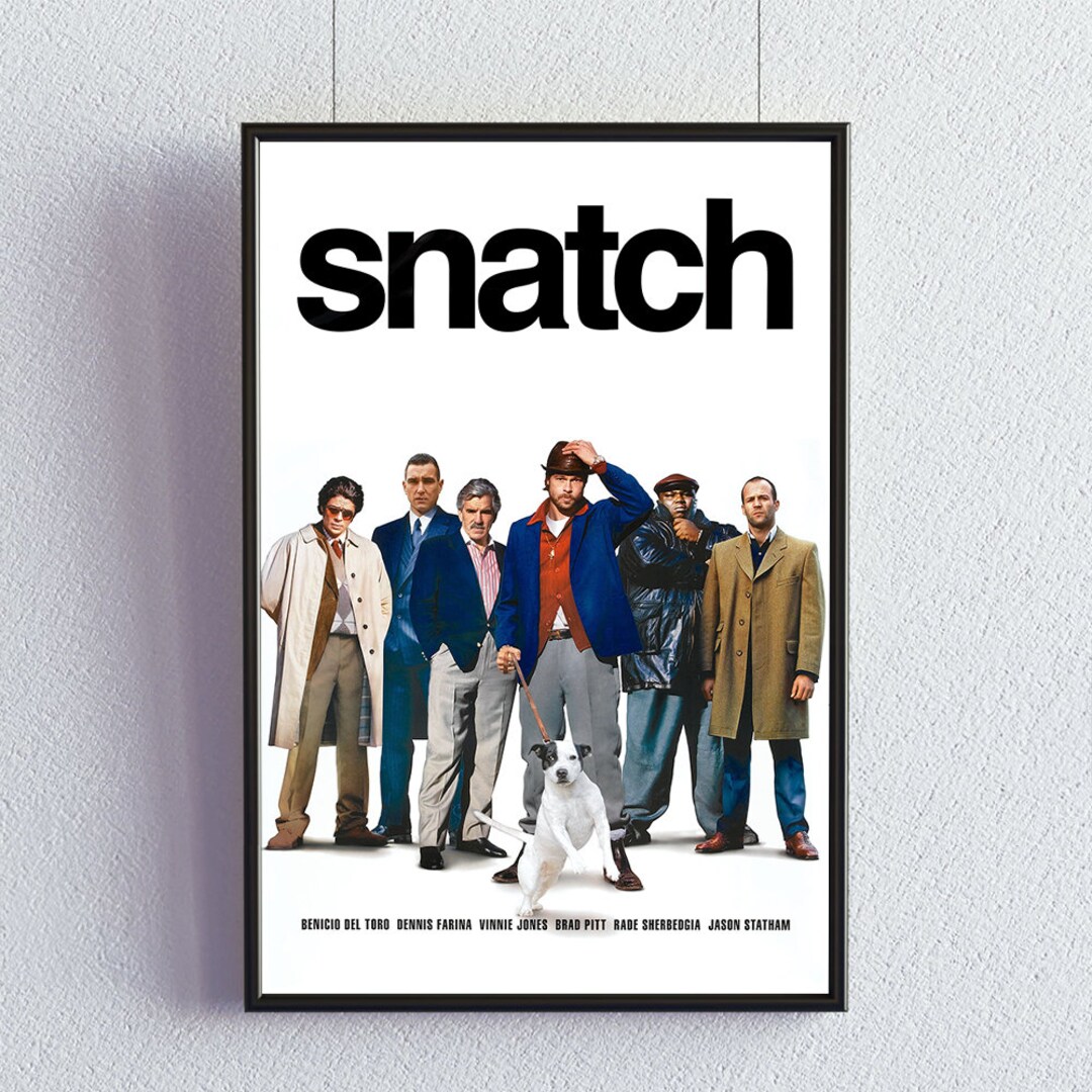 Snatch 2000 Movie Poster, 2024 High Quality Canvas Wall Art, Room Decor ...