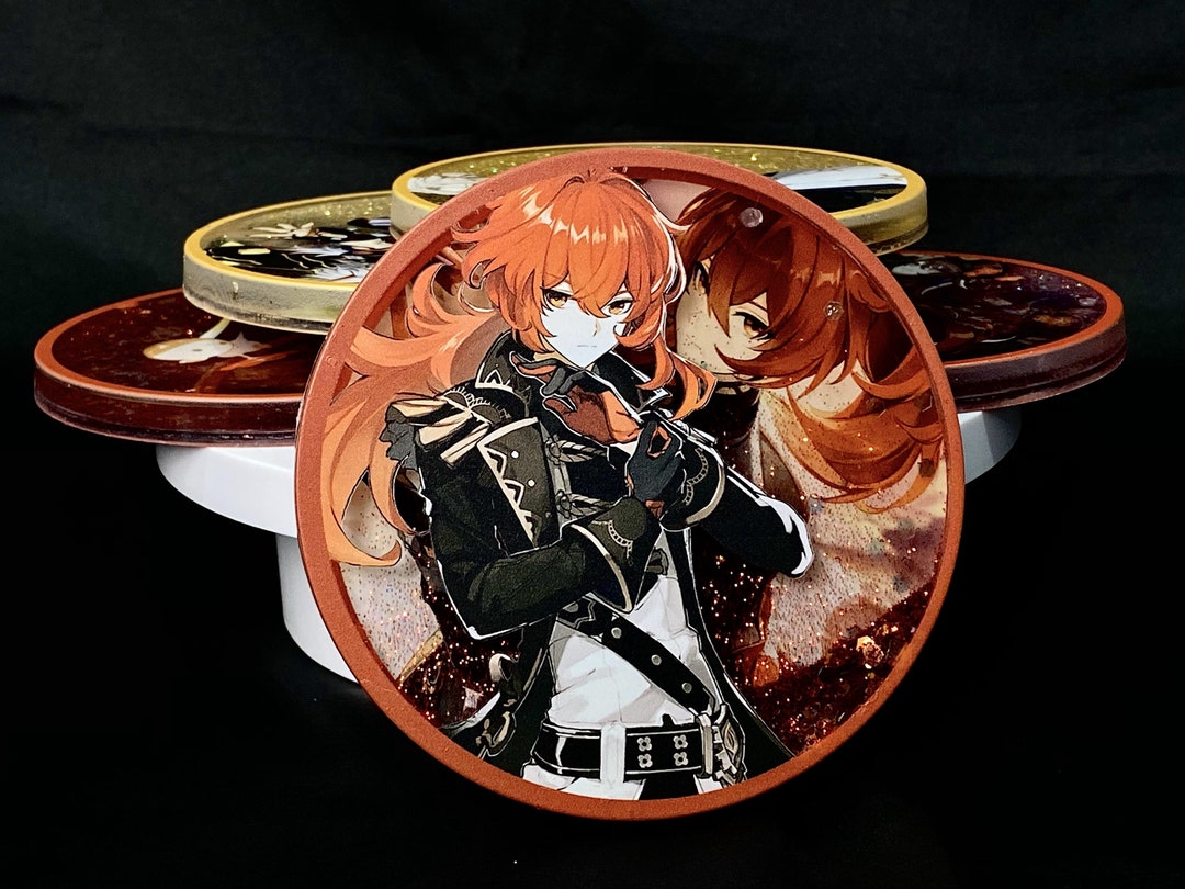 Genshin Coasters Gife Genshin Impact Coaster Gifts for Genshin Players ...