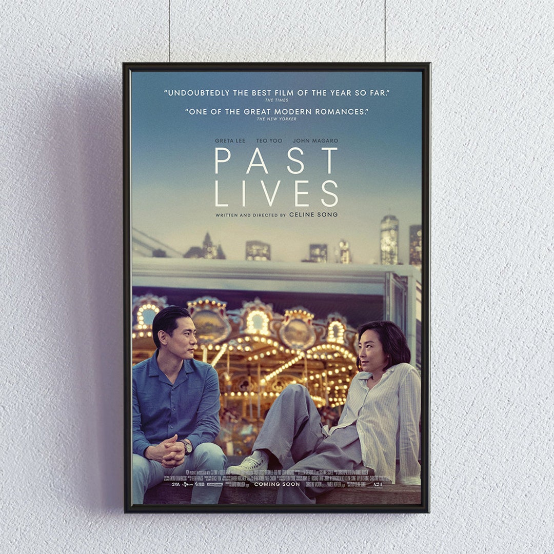 Past Lives Movie Poster, 2024 High Quality Canvas Wall Art, Room Decor ...