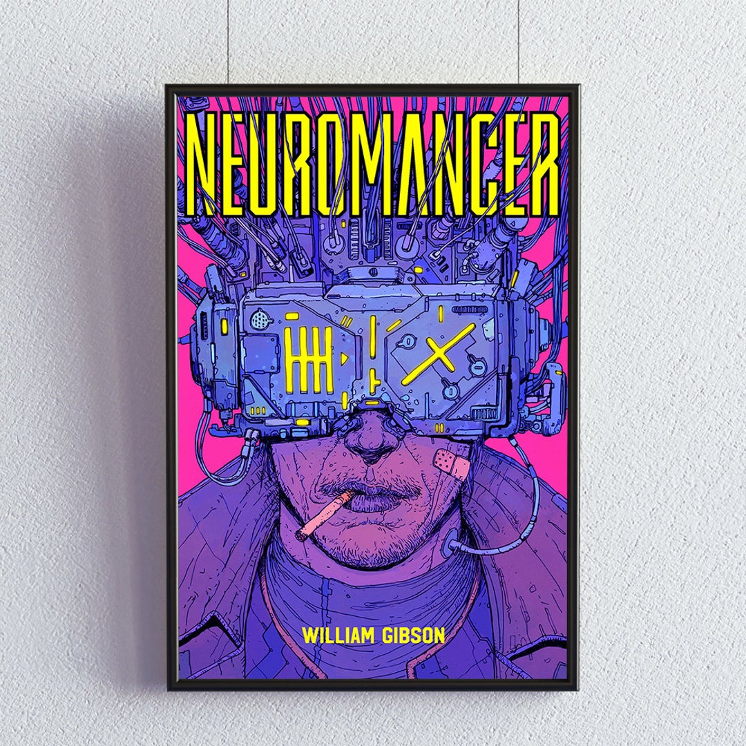 Neuromancer Movie Poster, 2024 High Quality Canvas Wall Art, Room Decor ...