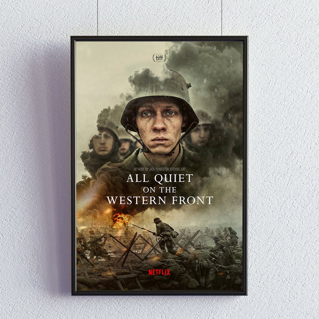 All Quiet on the Western Front Movie Poster, 2024 High Quality Canvas ...