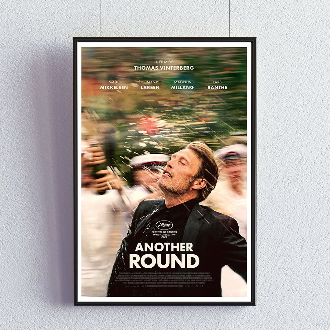 Another Round Movie Poster, 2024 High Quality Canvas Wall Art, Room ...