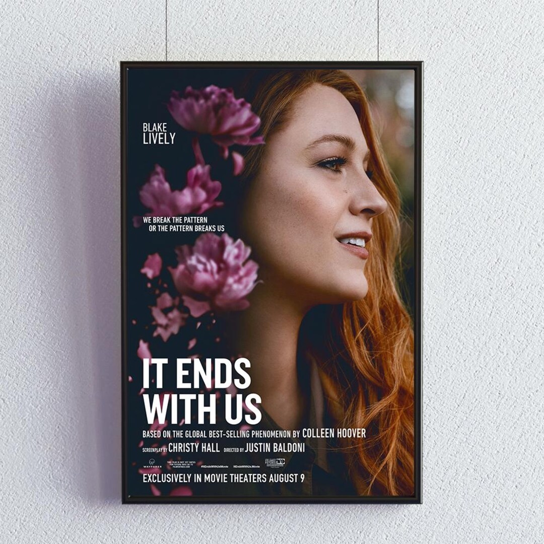 It Ends With Us Movie Poster, 2024 High Quality Canvas Wall Art, Room ...