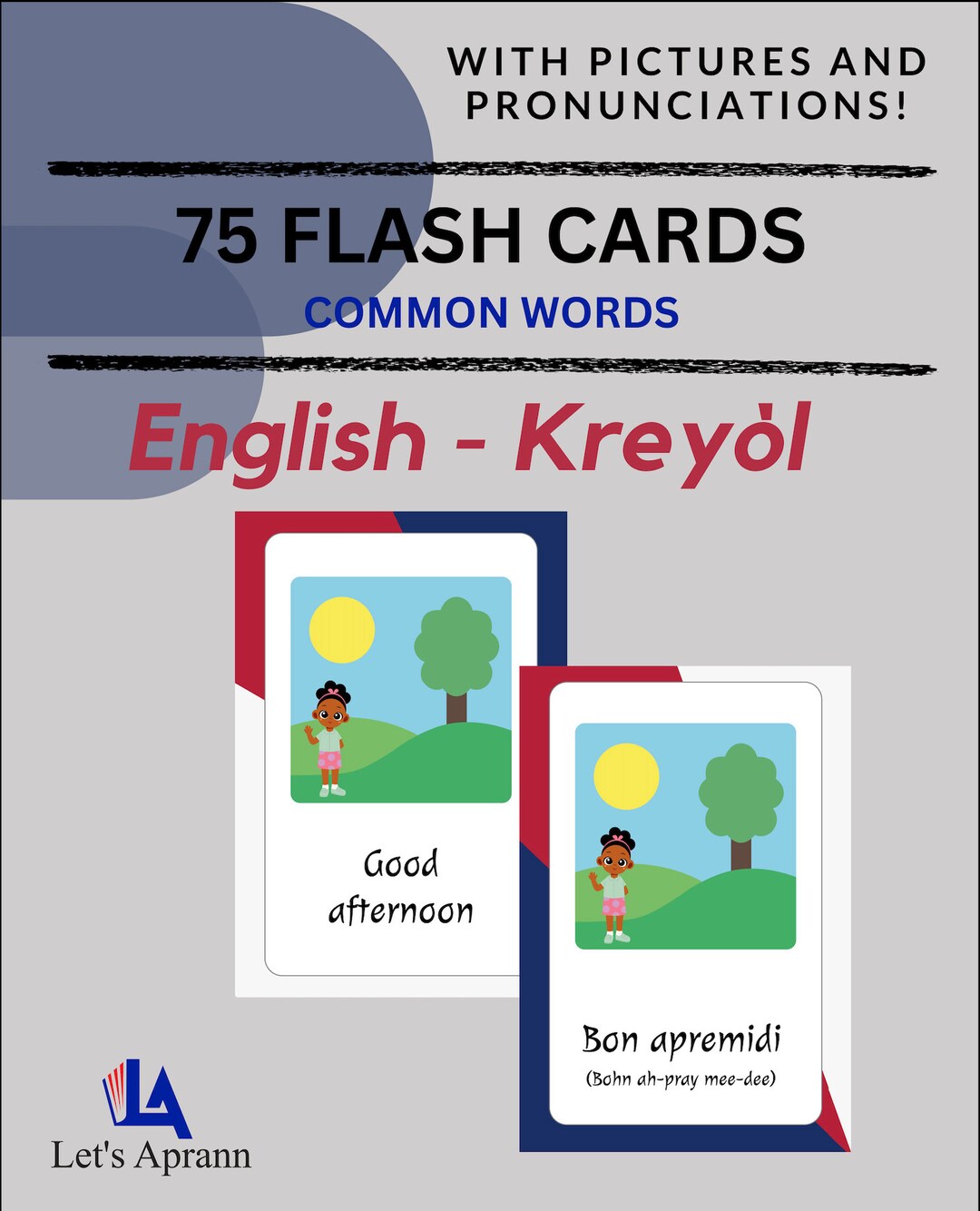 Flashcards for English Speakers to Learn Haitian Creole and Haitian ...