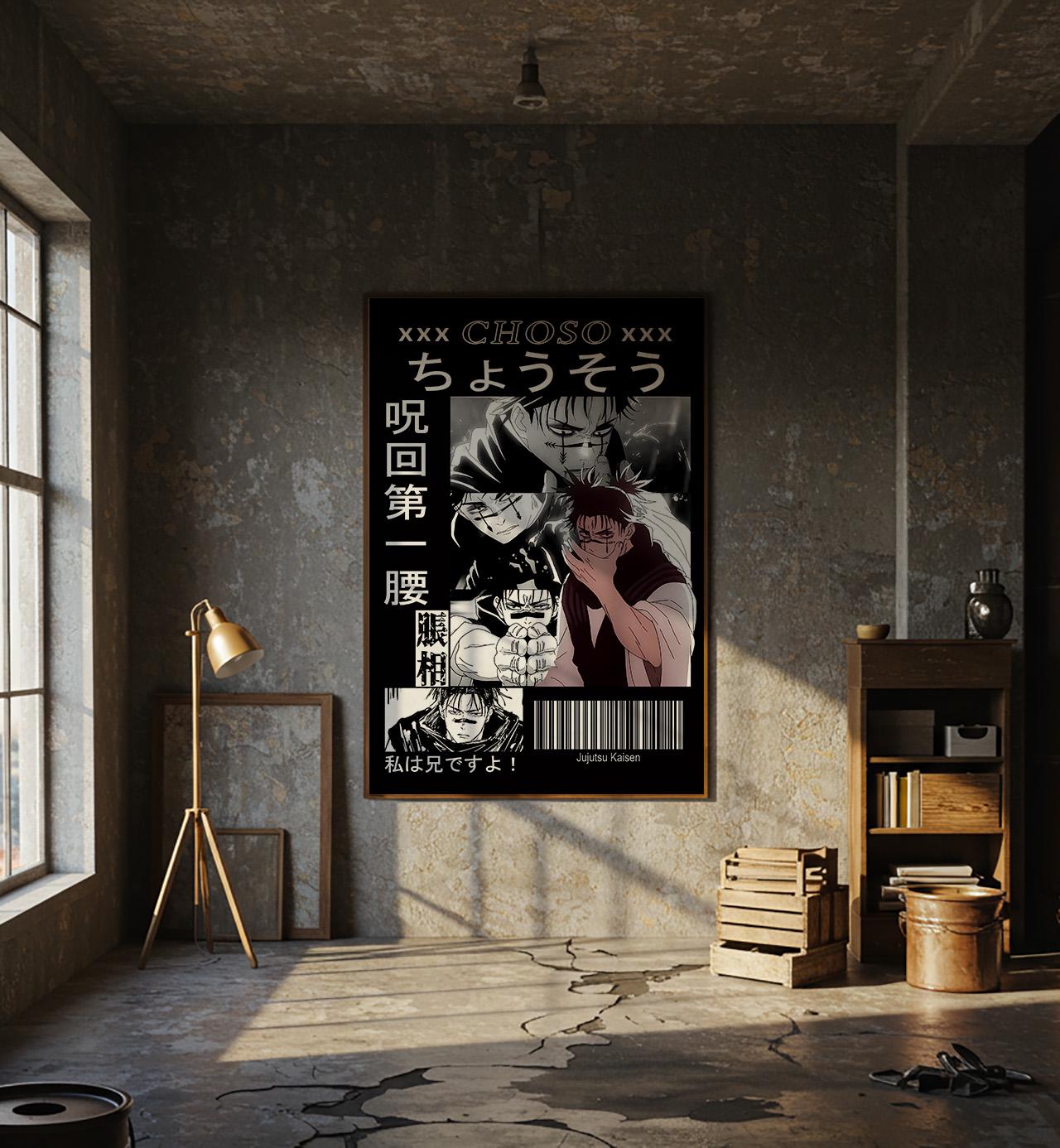 Anime Poster- Choso- Jujutsu Kaisen- Canvas Poster- Unframed Movie ...