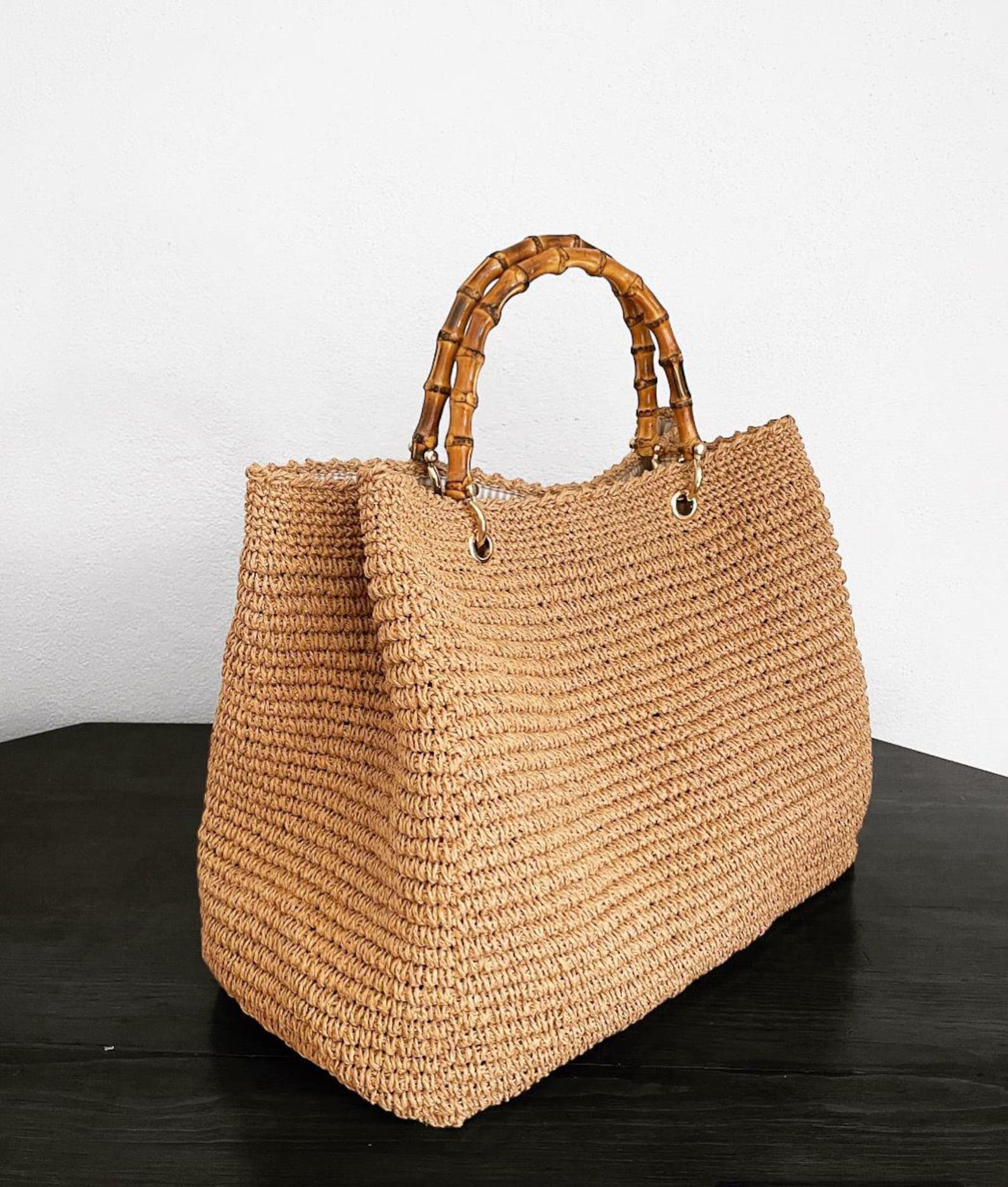 PALMA Handmade Top Handle Handbag - Etsy