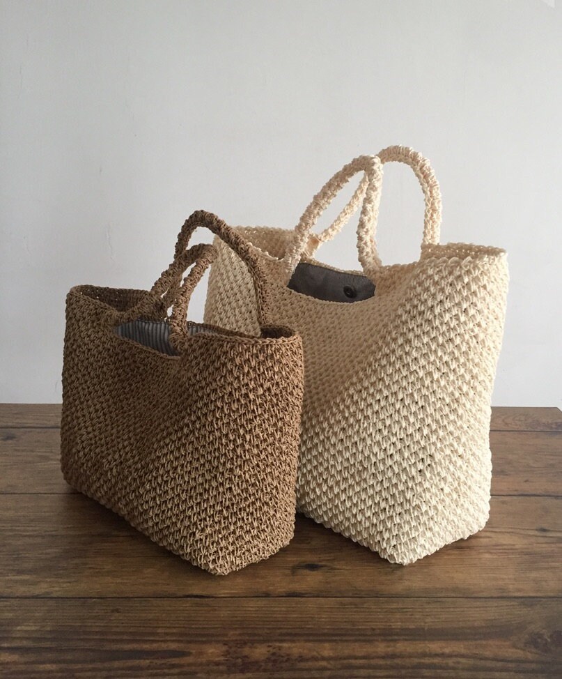 GHADA Handmade Raffia Tote Bag - Etsy