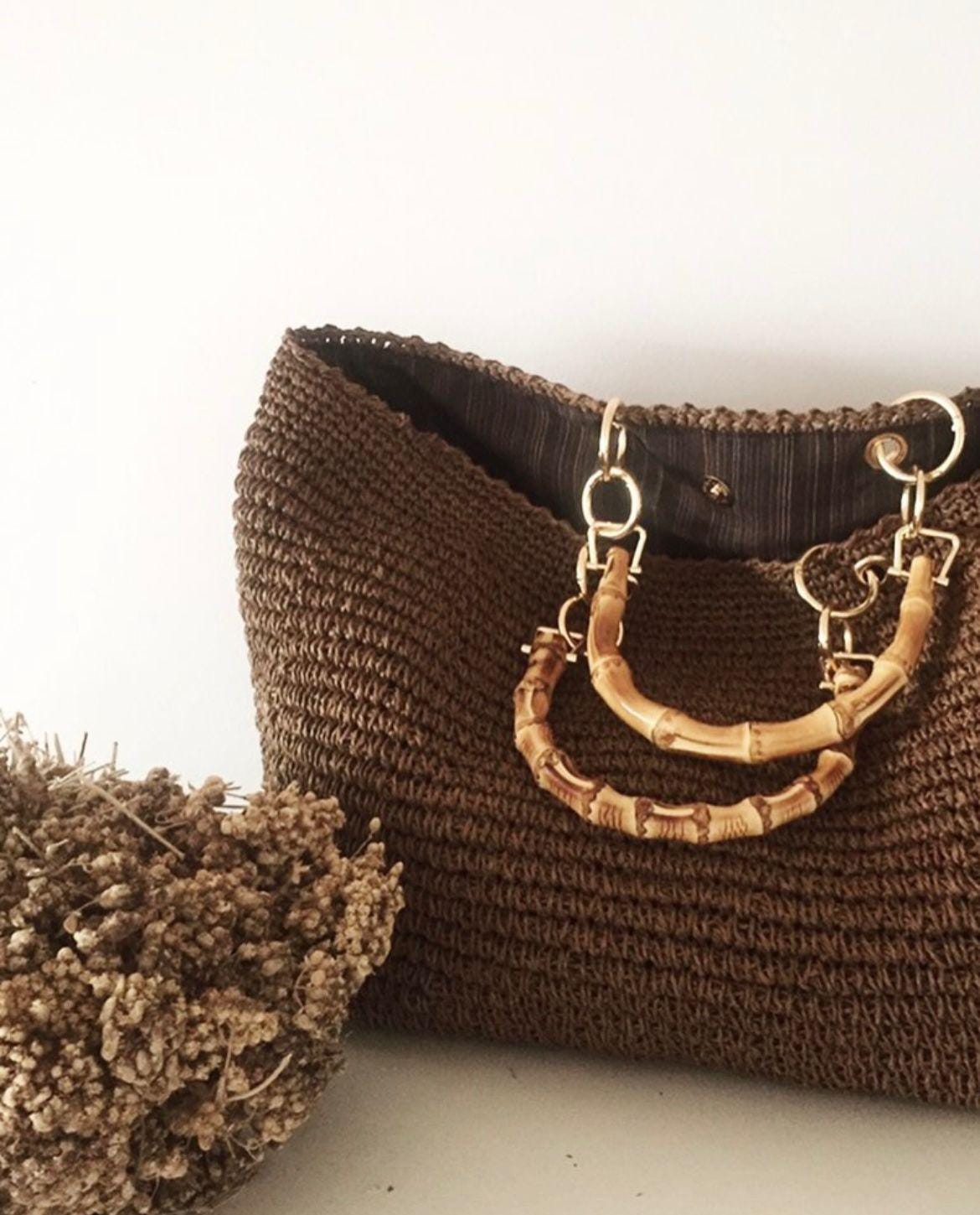 PALMA Handmade Top Handle Handbag - Etsy