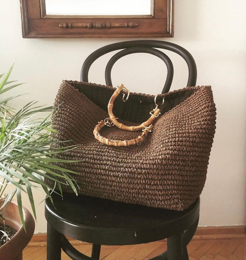 PALMA Handmade Top Handle Handbag - Etsy
