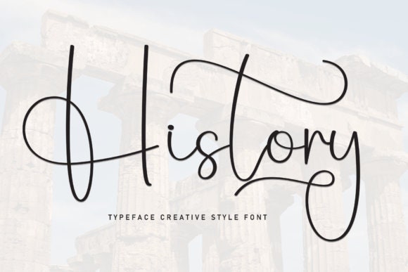 History Font, Display Font, Script Font, Wedding Font, Modern Font ...