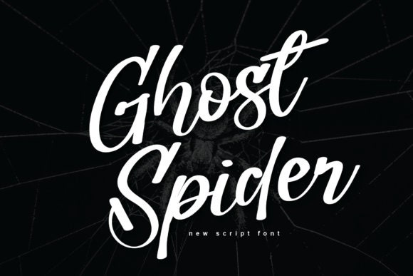 Ghost Spider Font, Scary Font, Modern Font, Handwritten Font, Signature ...