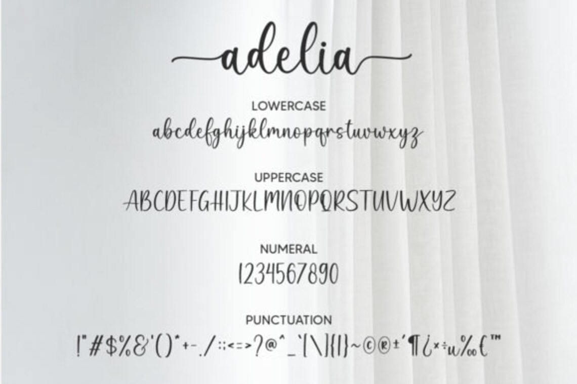 Adelia Font, Cute Fonts for Crafters, Rustic Fonts, Bold Fonts ...