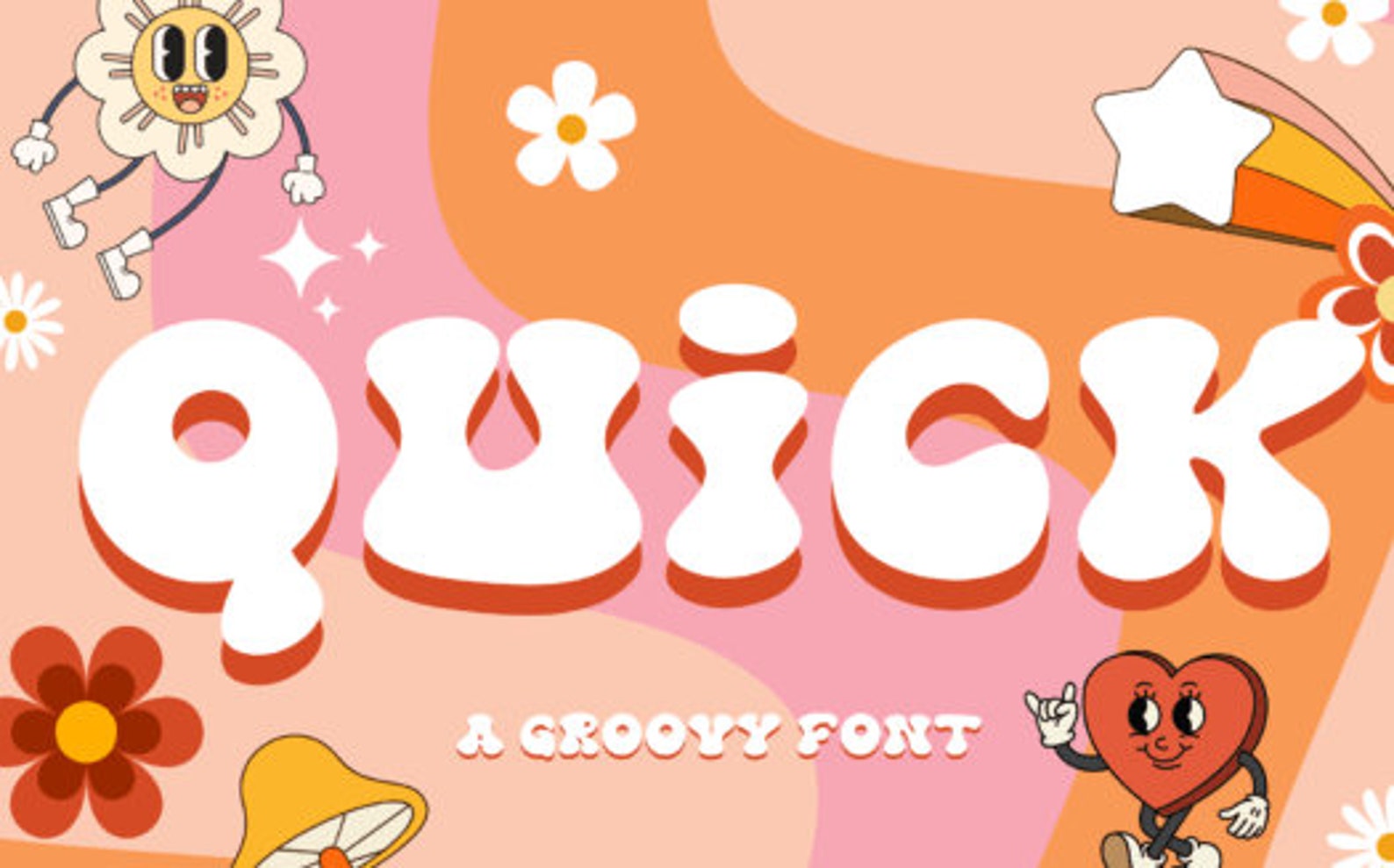 Quick Font, Bold Fonts for Crafters, Rustic Fonts, Bold Fonts, Farmhouse Fonts, Country Fonts ...