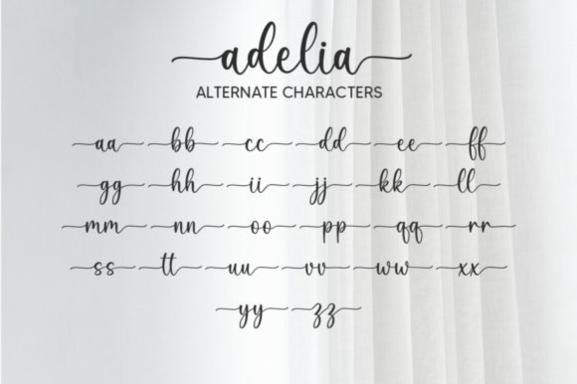 Adelia Font, Cute Fonts for Crafters, Rustic Fonts, Bold Fonts ...