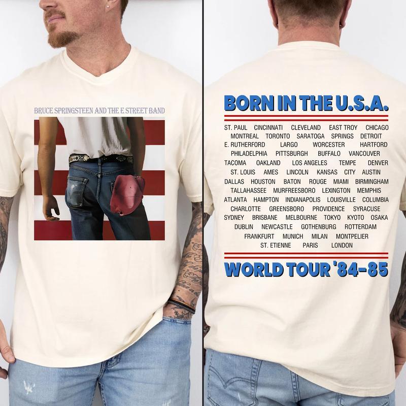 Bruce Springsteen Sweatshirt, Born in the USA T-shirt, the Land of Hope ...