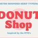 Donut Shop Font,, Display Font, Script Font, Wedding Font, Modern Font ...