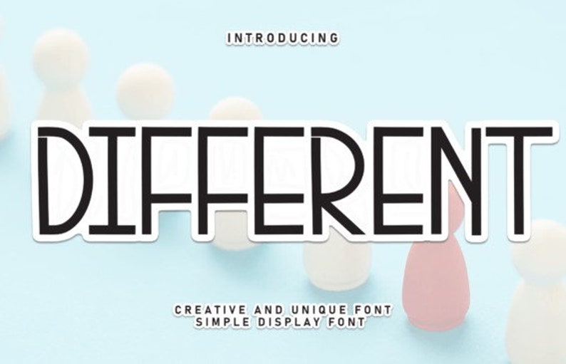 Different Font, Minimalist Font, Cricut Fonts, Casual Font, Modern Font ...