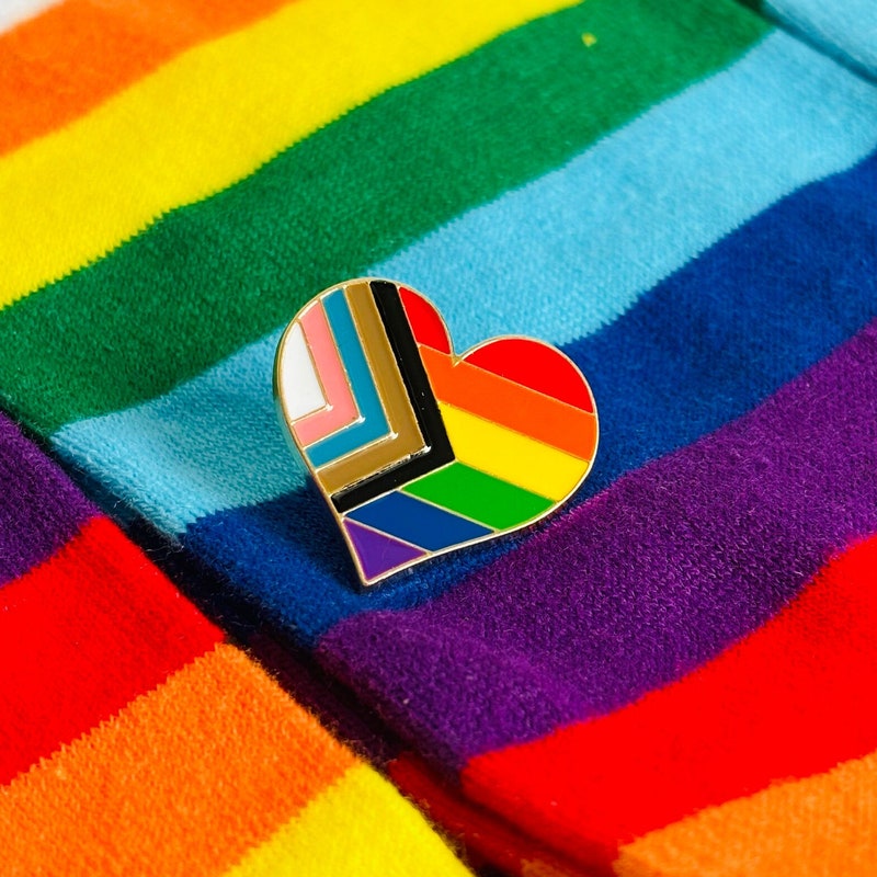 Rainbow Pins - Etsy