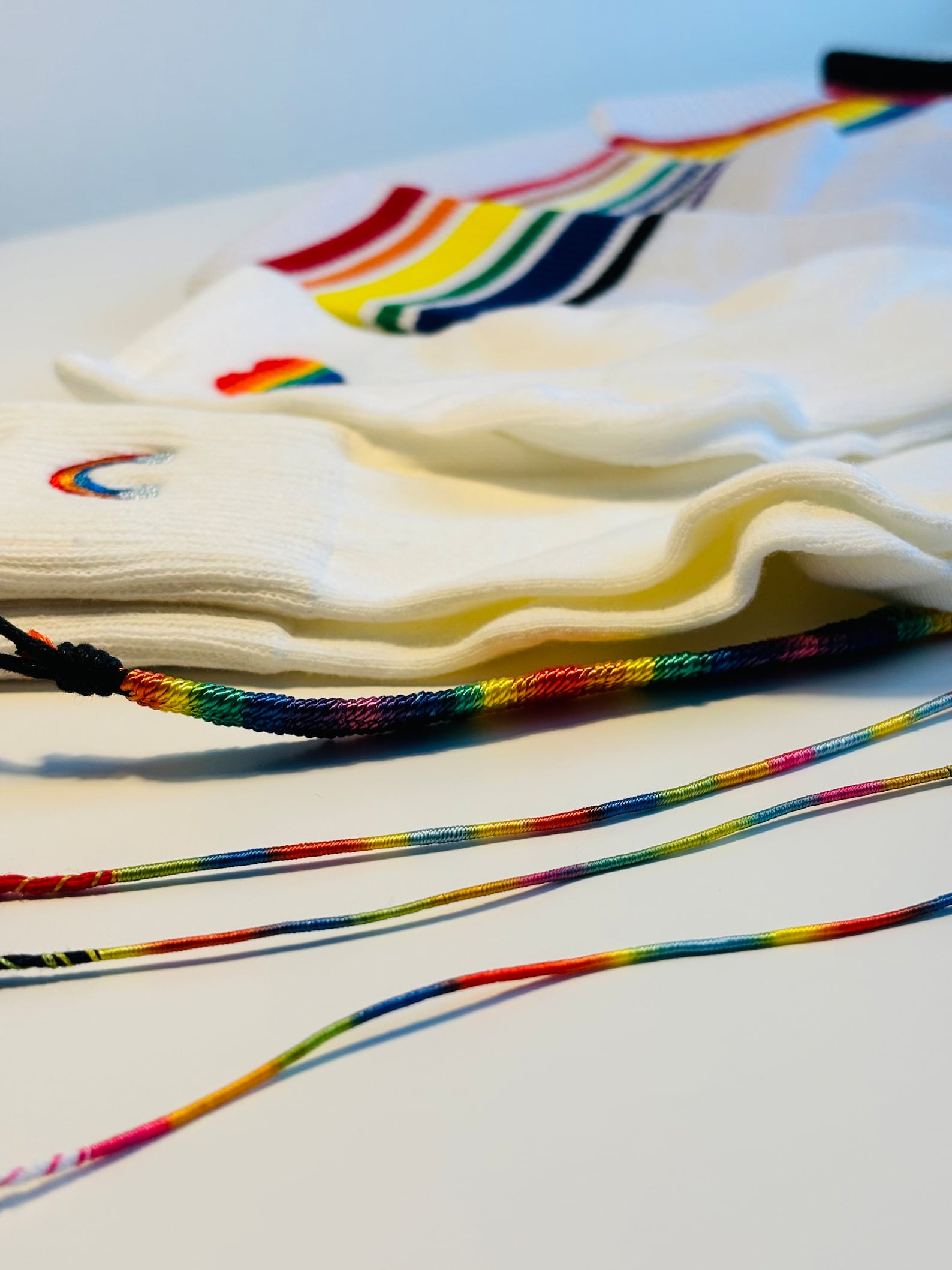 LGBTQ Rainbow Bracelet, Rainbow Jewelry, Pride Anklet, Queer Bracelets ...