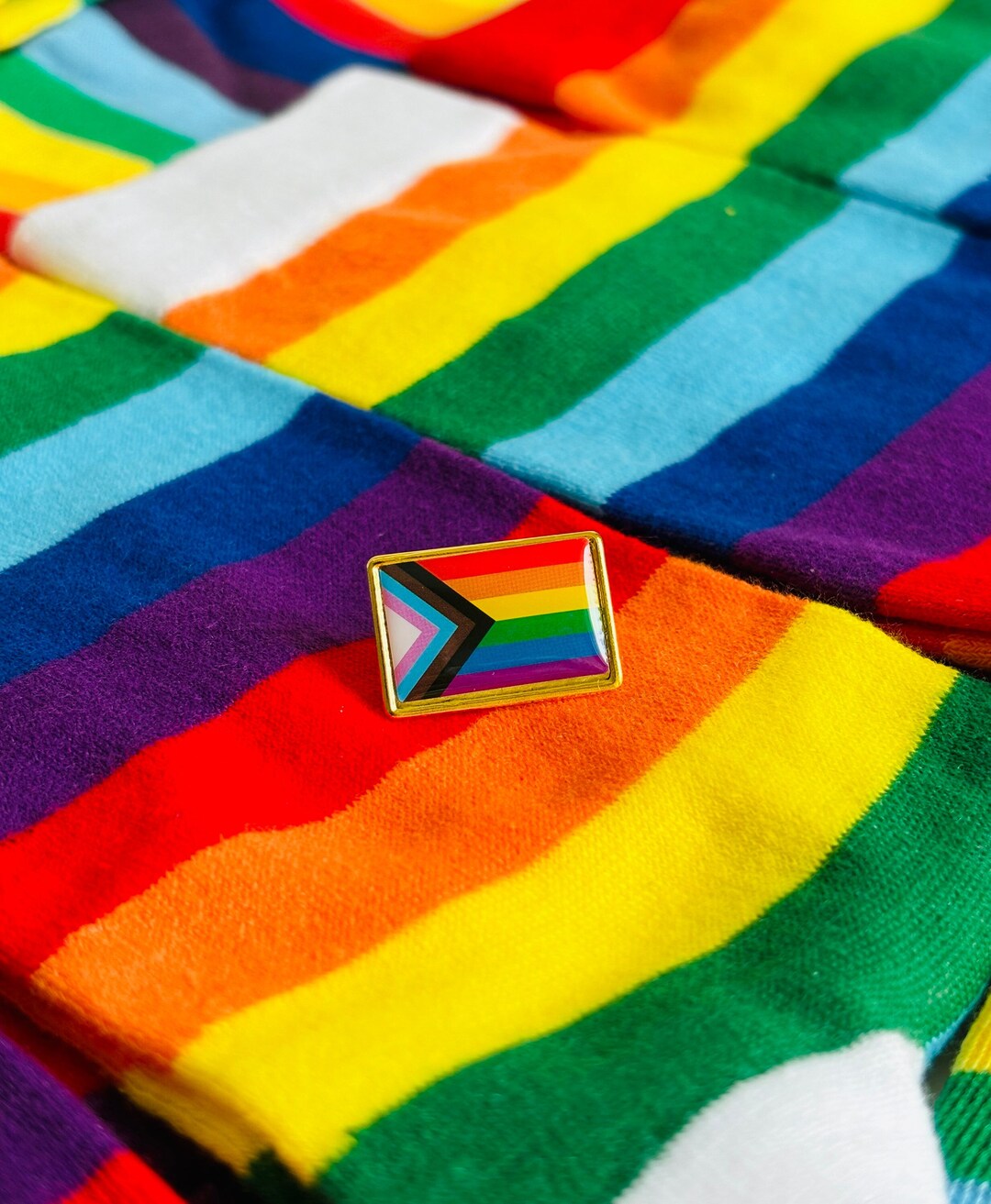 LGBTQ Rainbow Pin, Rainbow Pin, Pride Pin, Pride Badge Pin, Love is ...