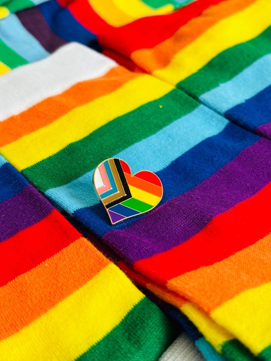 LGBTQ Rainbow Pin, Rainbow Pin, Pride Pin, Hard Enamel Pin, Pride Badge Pin, Love is Love Pin ...