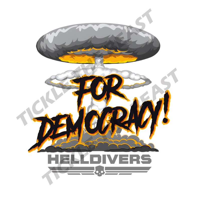 Helldivers Helldivers for Democracy DIY Shirt Decal Stickers Design ...
