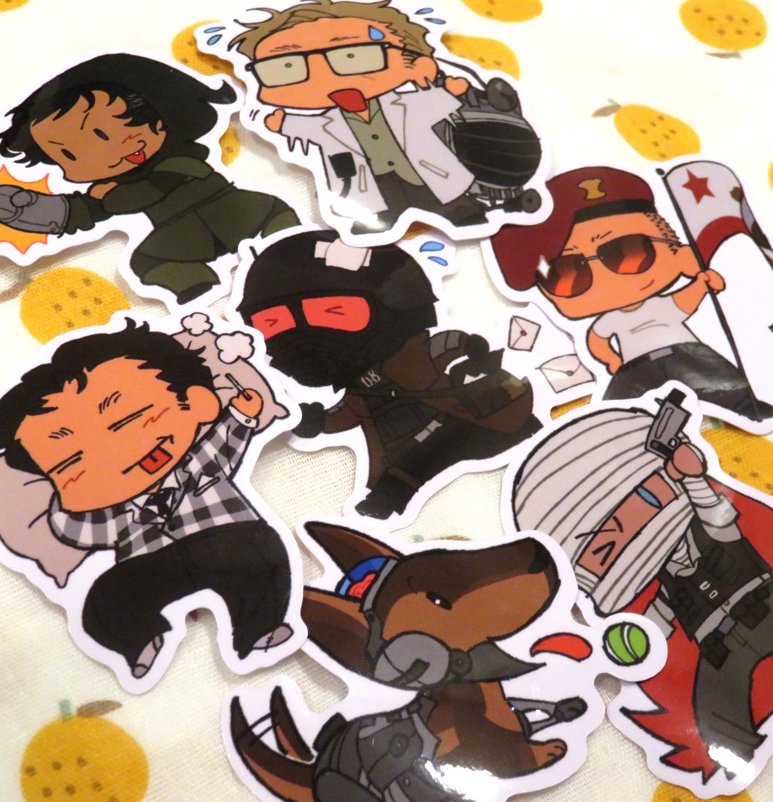 Fallout: New Vegas Character Vinyl Stickers - Etsy