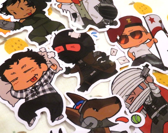 Fallout: New Vegas Character Vinyl Stickers - Etsy