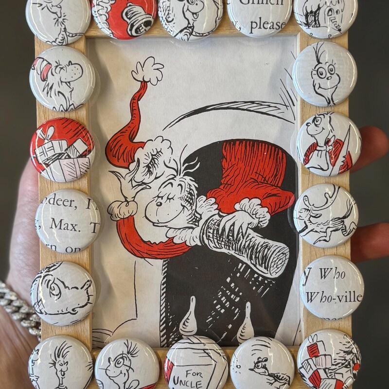 Grinch Picture Frame - Etsy