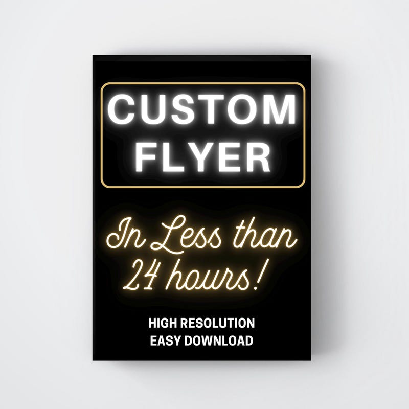 Event Custom Flyers - Etsy