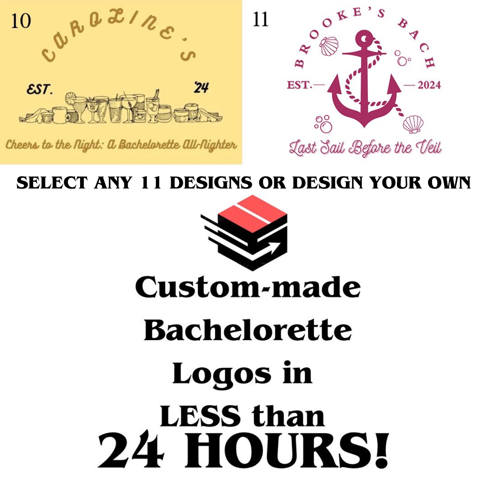 Custom Bachelorette Logo, Bachelorette Merch, Customizable Bachelorette ...