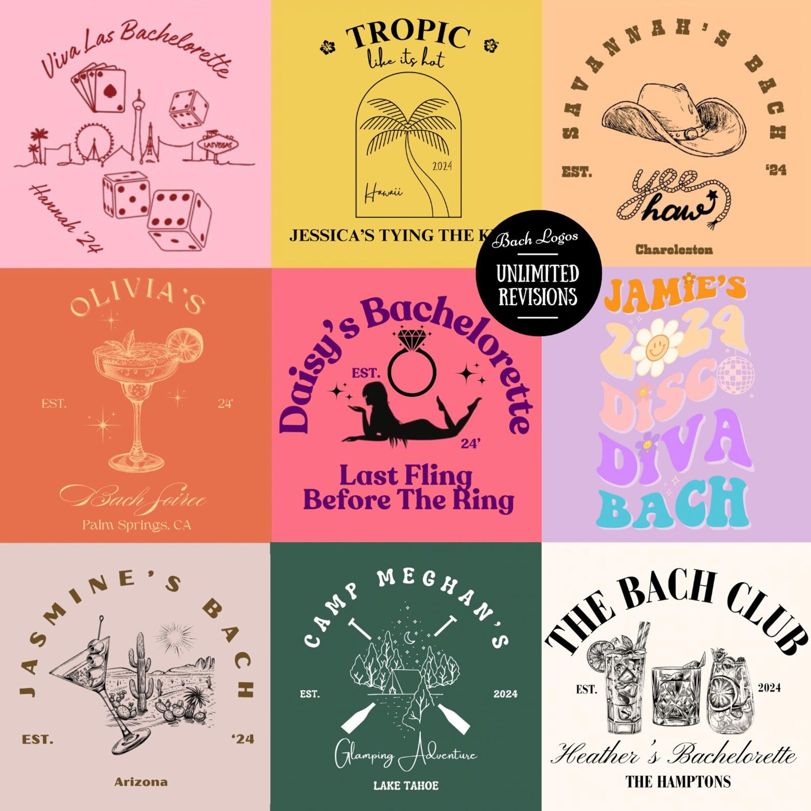 Custom Bachelorette Logo, Bachelorette Merch, Customizable Bachelorette ...