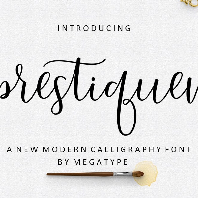 Casual Script - Etsy