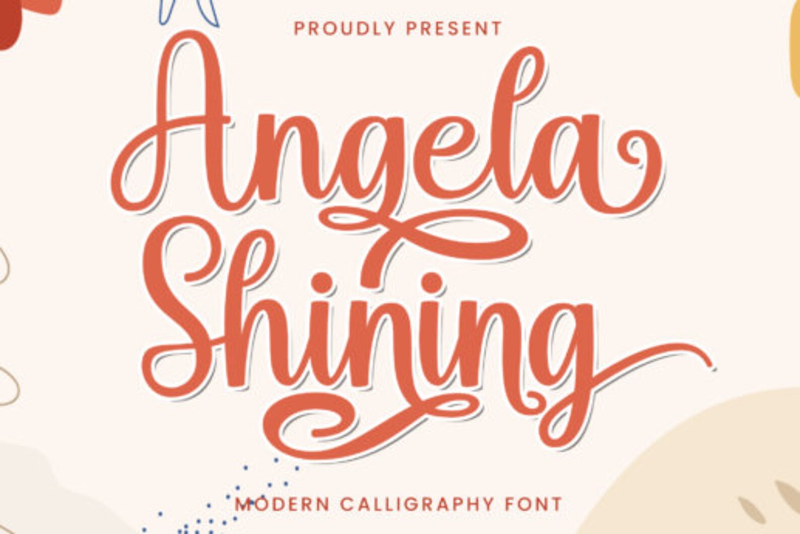 Angela Shining Font, Minimalist Font, Cricut Fonts, Casual Font, Modern ...