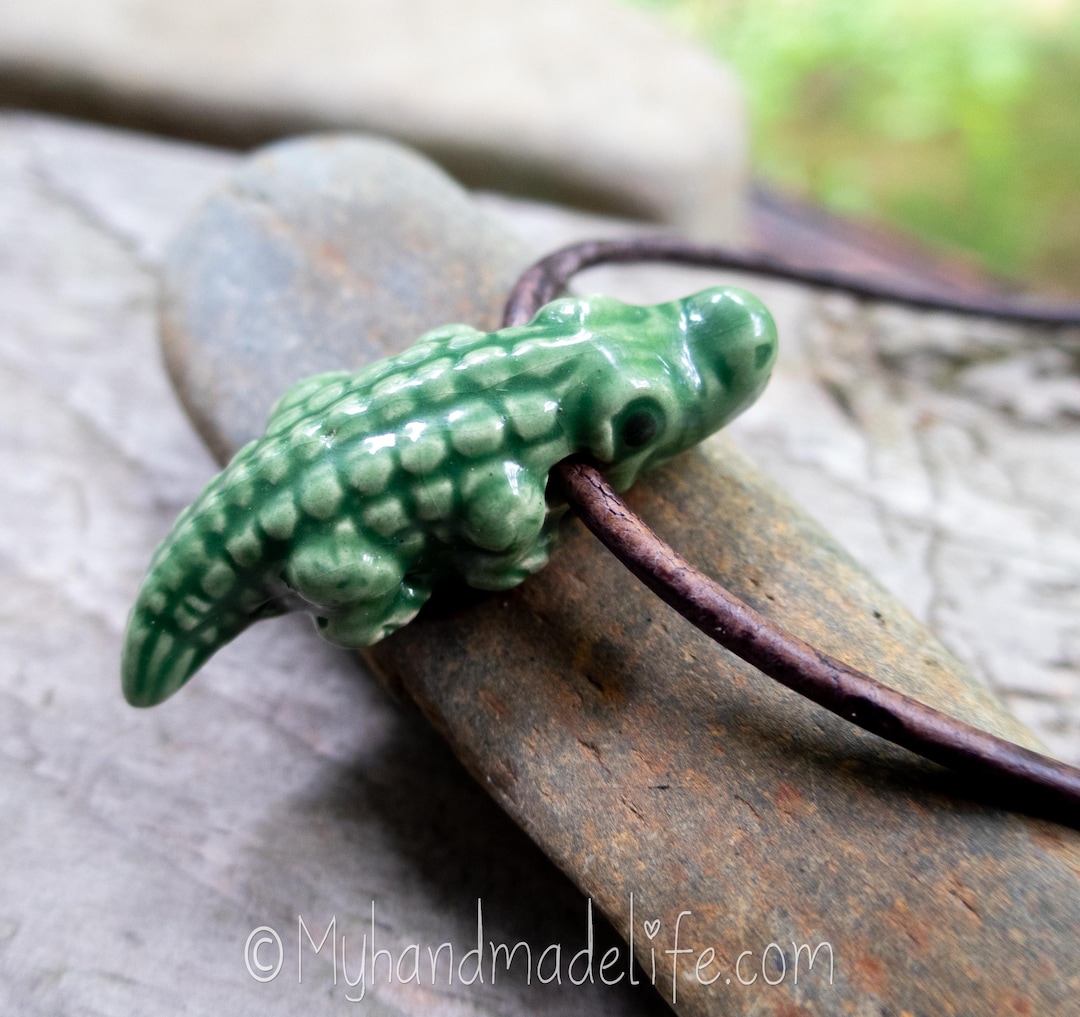 Born on the Bayou | Alligator Necklace | Alligator Jewelry | Earthy and ...