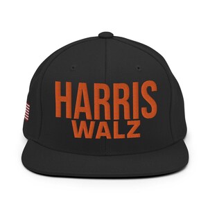 Harris Walz Hat With American Flag Embroidered Premium High Quality ...