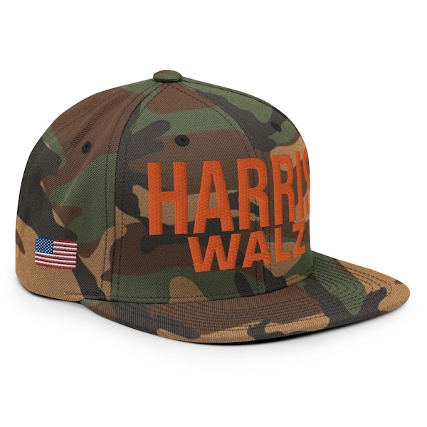 Harris Walz Camo Hats - Etsy